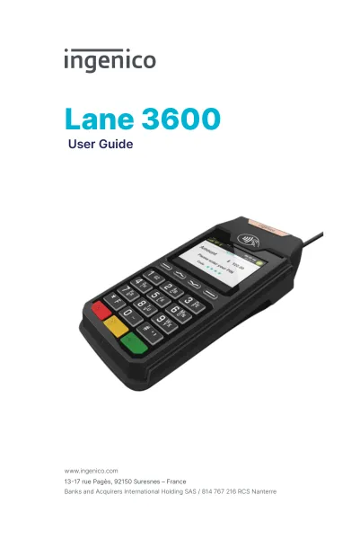 Ingenico | Lane/3600